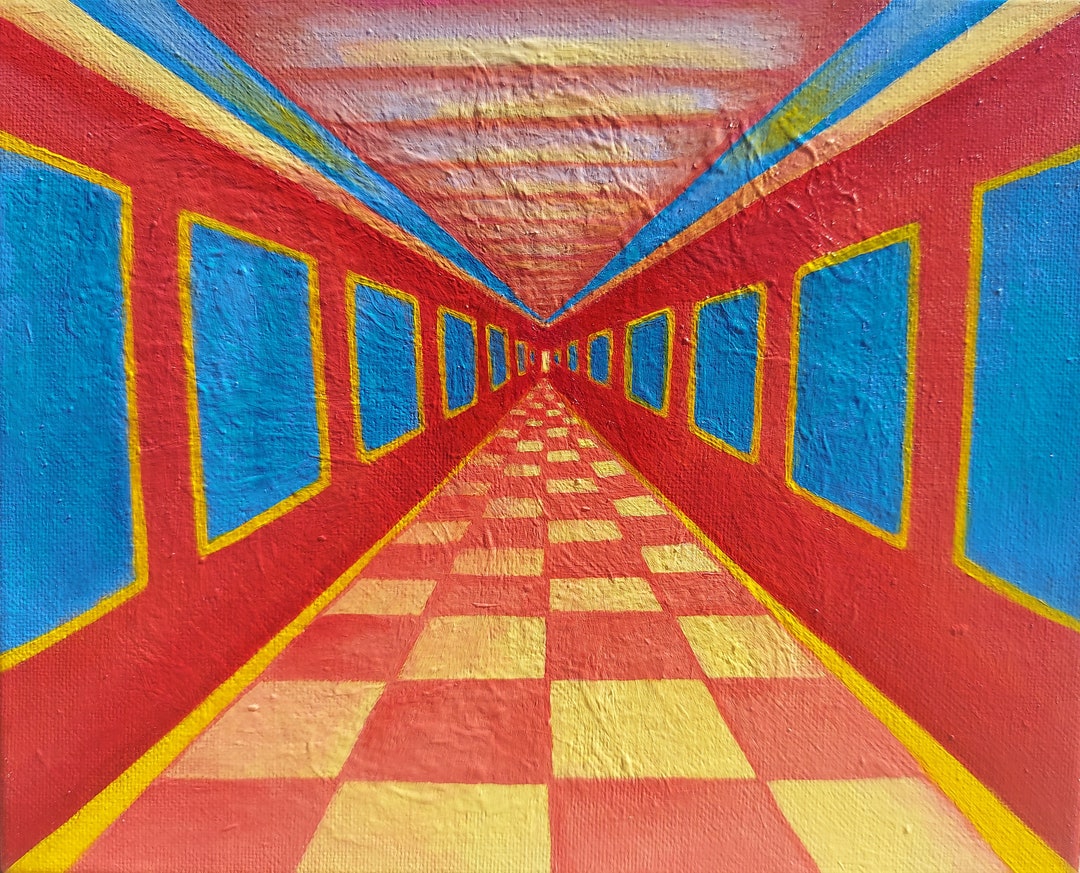 Original Liminal Space Acrylic Painting - Etsy Australia