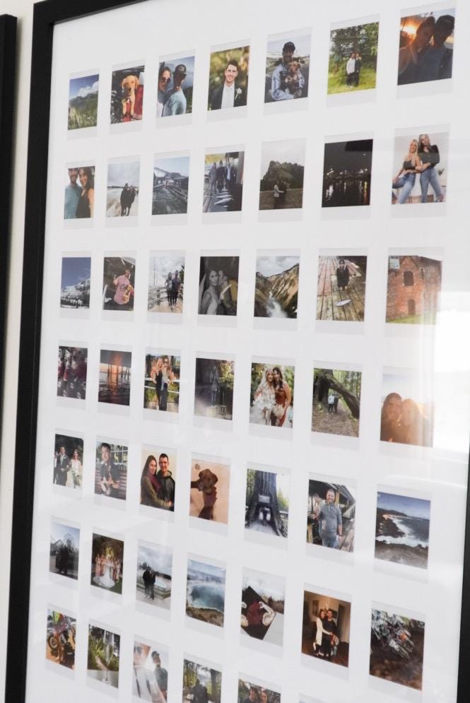 Polaroid Photo Collage Digital Template - Etsy