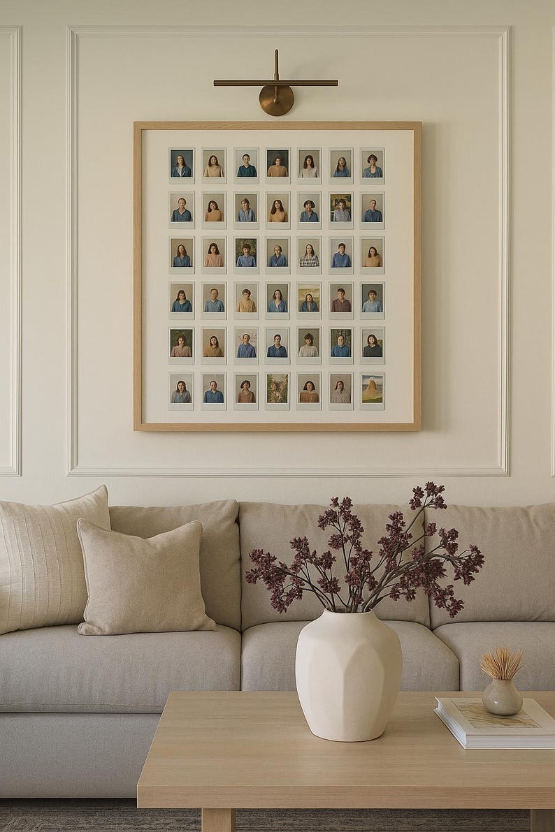 Polaroid Photo Collage Digital Template - Etsy