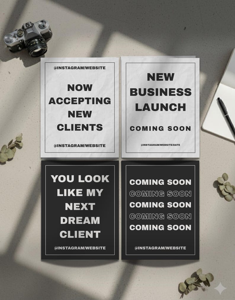 Business Launch Branding Template Bundle - Etsy