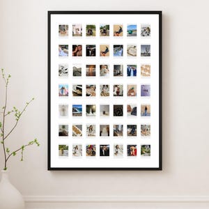 Polaroid Photo Collage Digital Template - Etsy