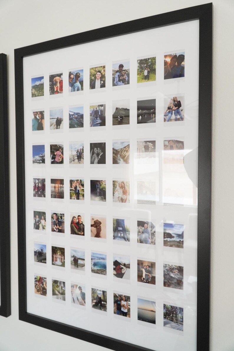 Polaroid Photo Collage Digital Template - Etsy