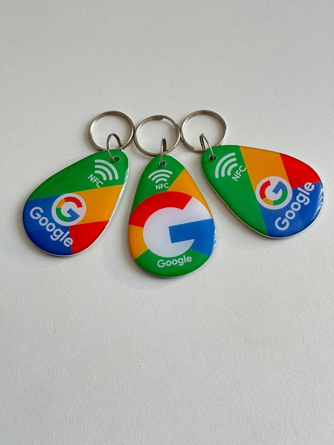 Nfc Google Review Keyring. Google Review Keychain 3 PAC NFC Keychain - Etsy