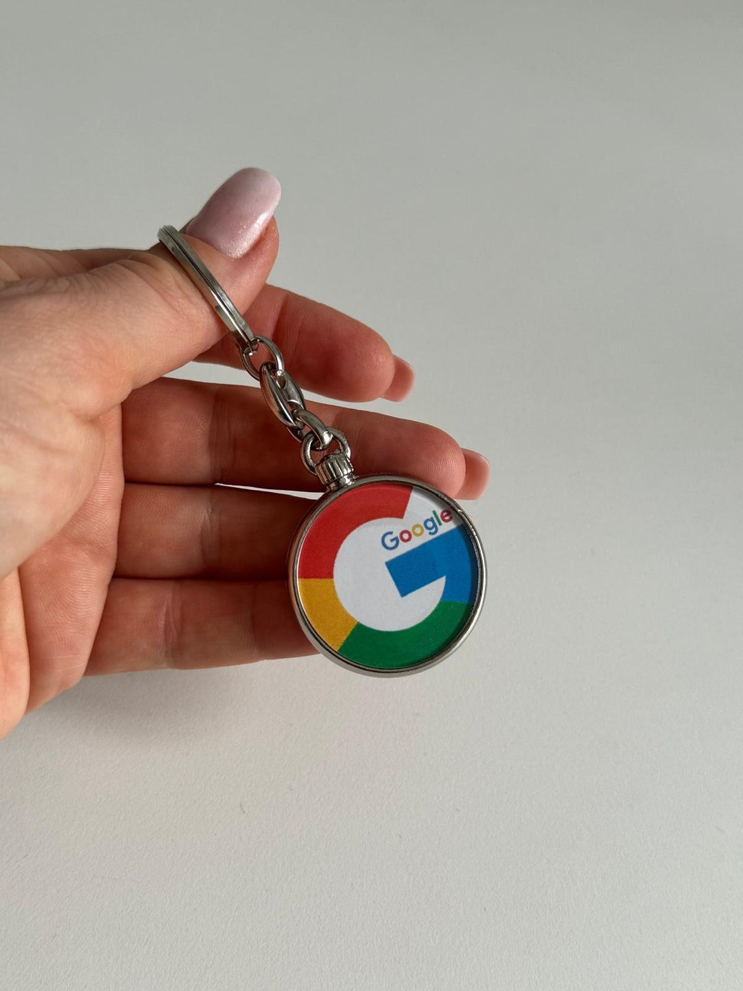 NFC Keyring Double Side Keychain Google Review Keyriing . and Instagram ...