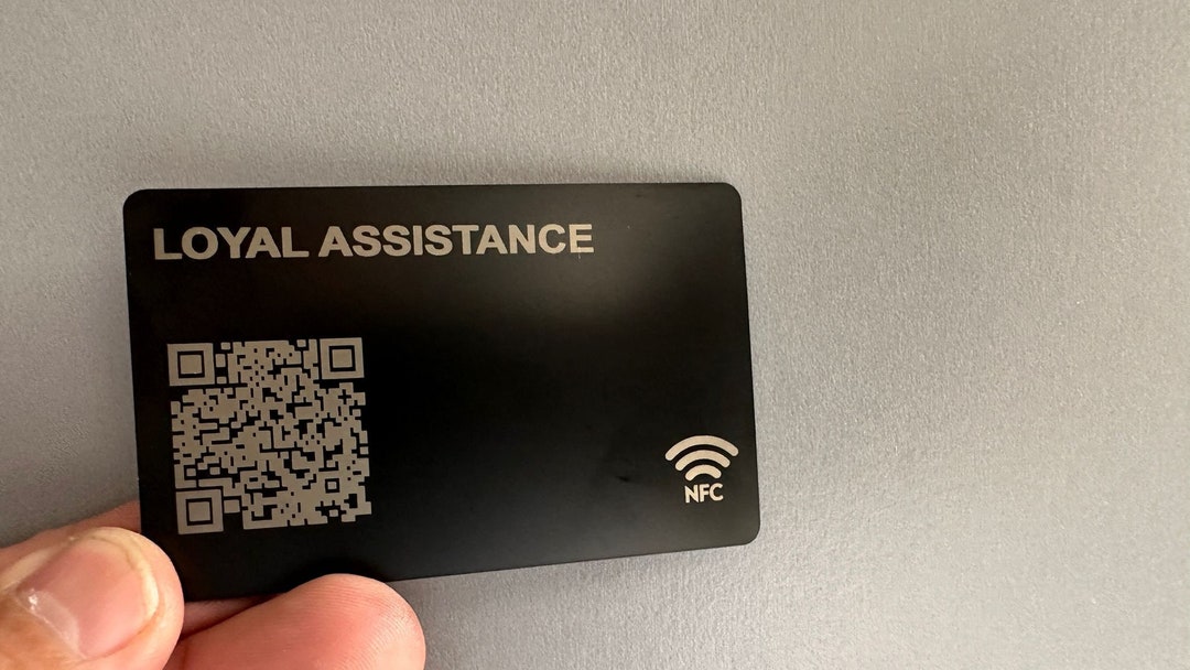 NFC Business Card Metal Business Cart Laser Engraved FULL CUSTOMIZED ...