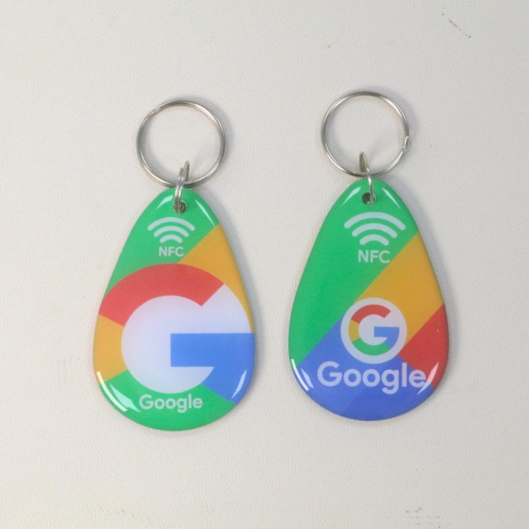 Nfc Google Review Keyring. Google Review Keychain 2 PAC NFC Keychain - Etsy