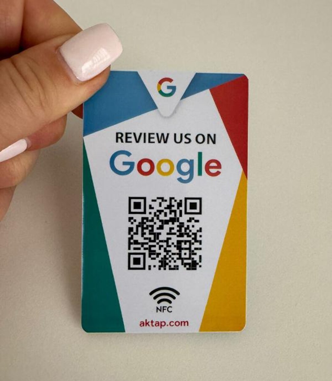 NFC Google Review Card With QR Card. Tap or Scan QR for Reviews - Etsy