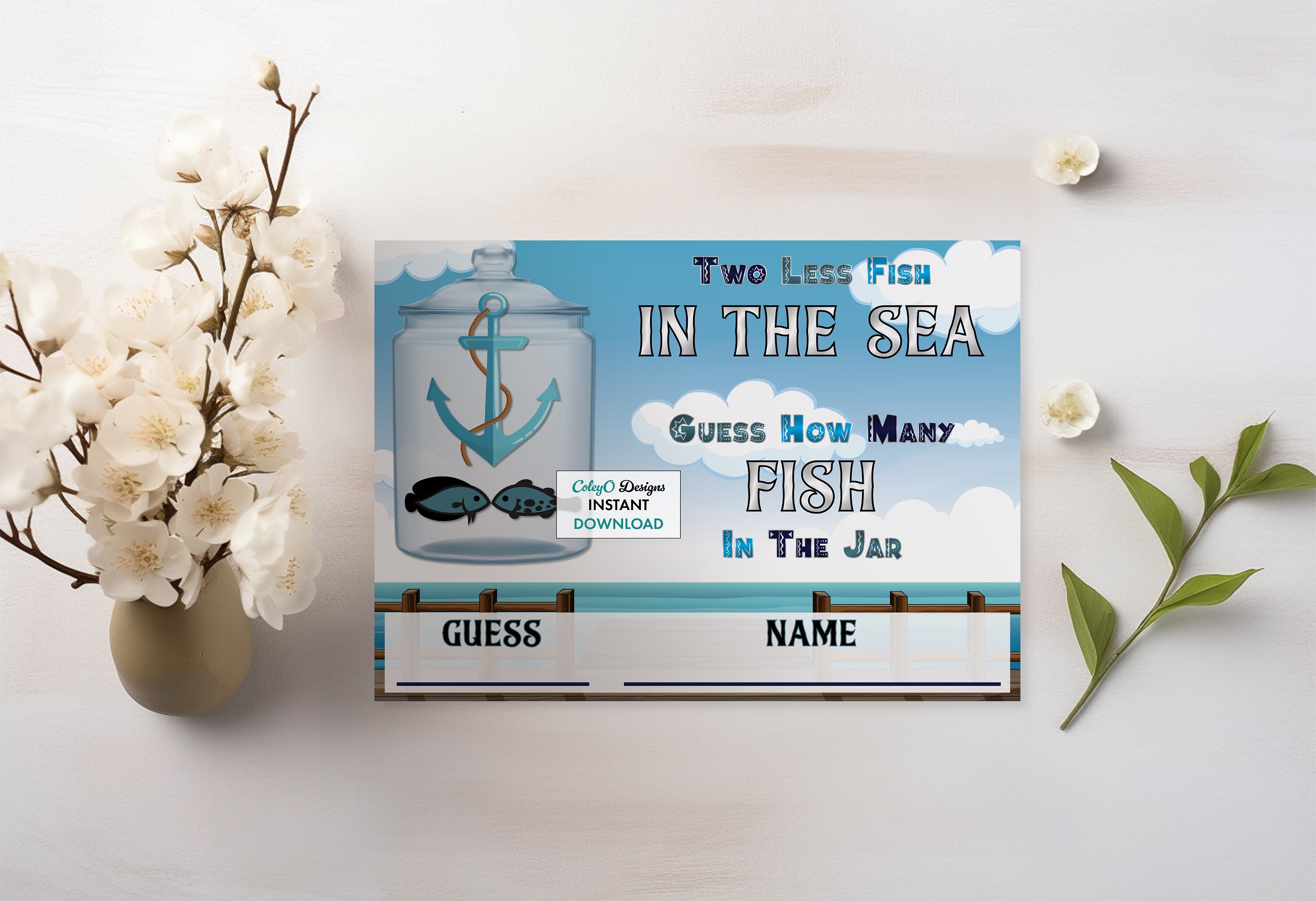 Two Less Fish in the Sea, Guess How Many Fish in the Jar, Wedding ...