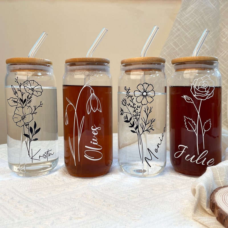 Personalized Glass Cup - Etsy
