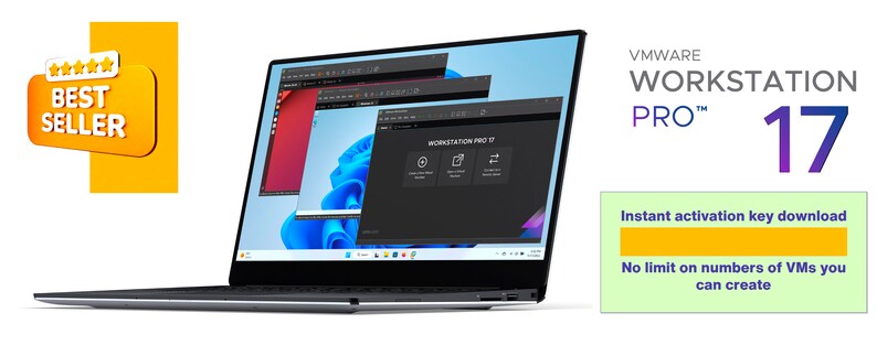 Vmware Workstation 17 Pro 5 Star Seller on Etsy Lifetime License Key ...