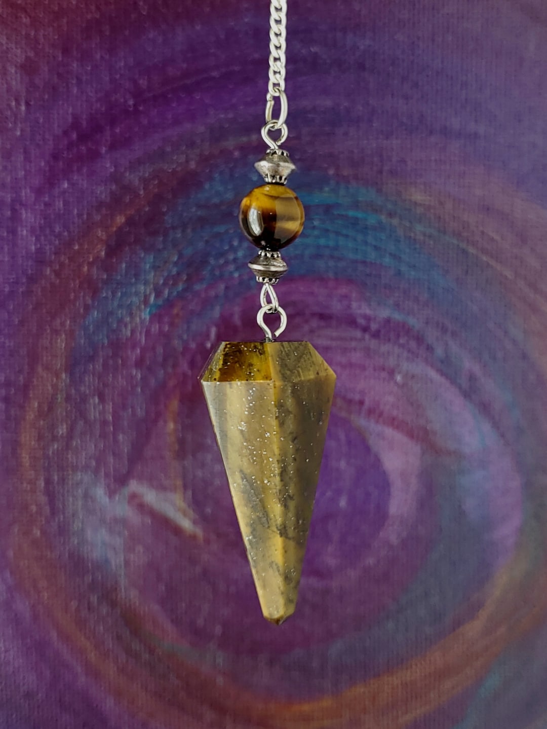 Pendulum, Reiki Tuned: Discernment ~ Tigers Eye - Etsy