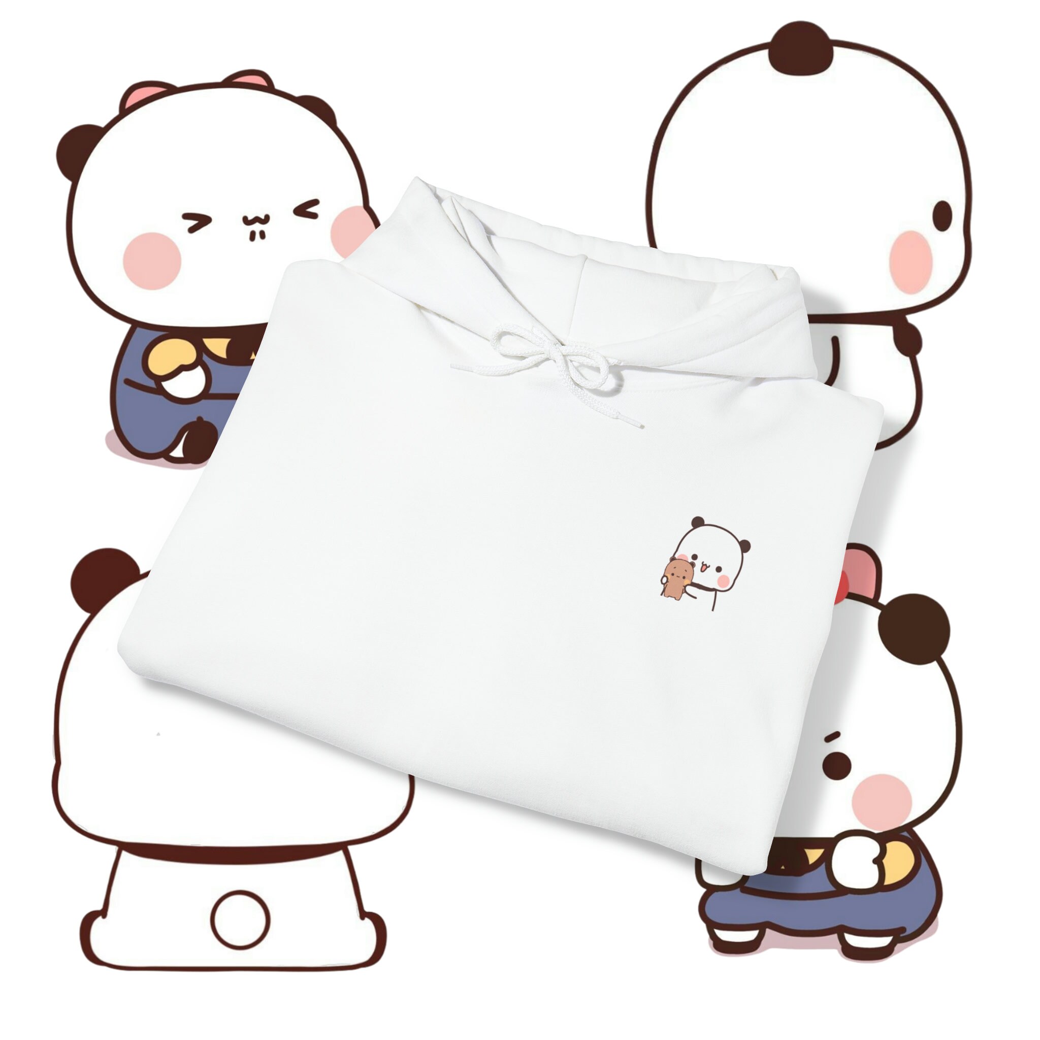 Bubu Version - Couples Hoodie | Panda Bear | Bubu and Dudu | Unisex ...
