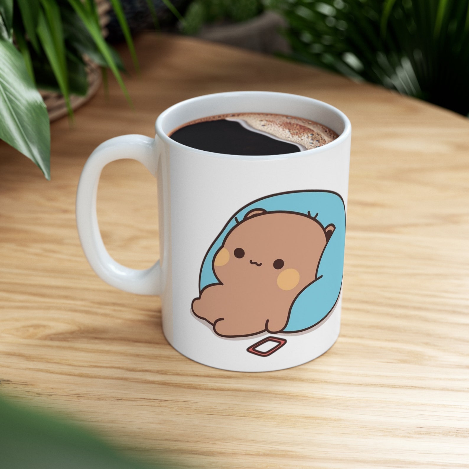 Home Potate Bubu & Dudu 11oz Coffee Mug Panda Bear Bubu and Dudu Unisex ...