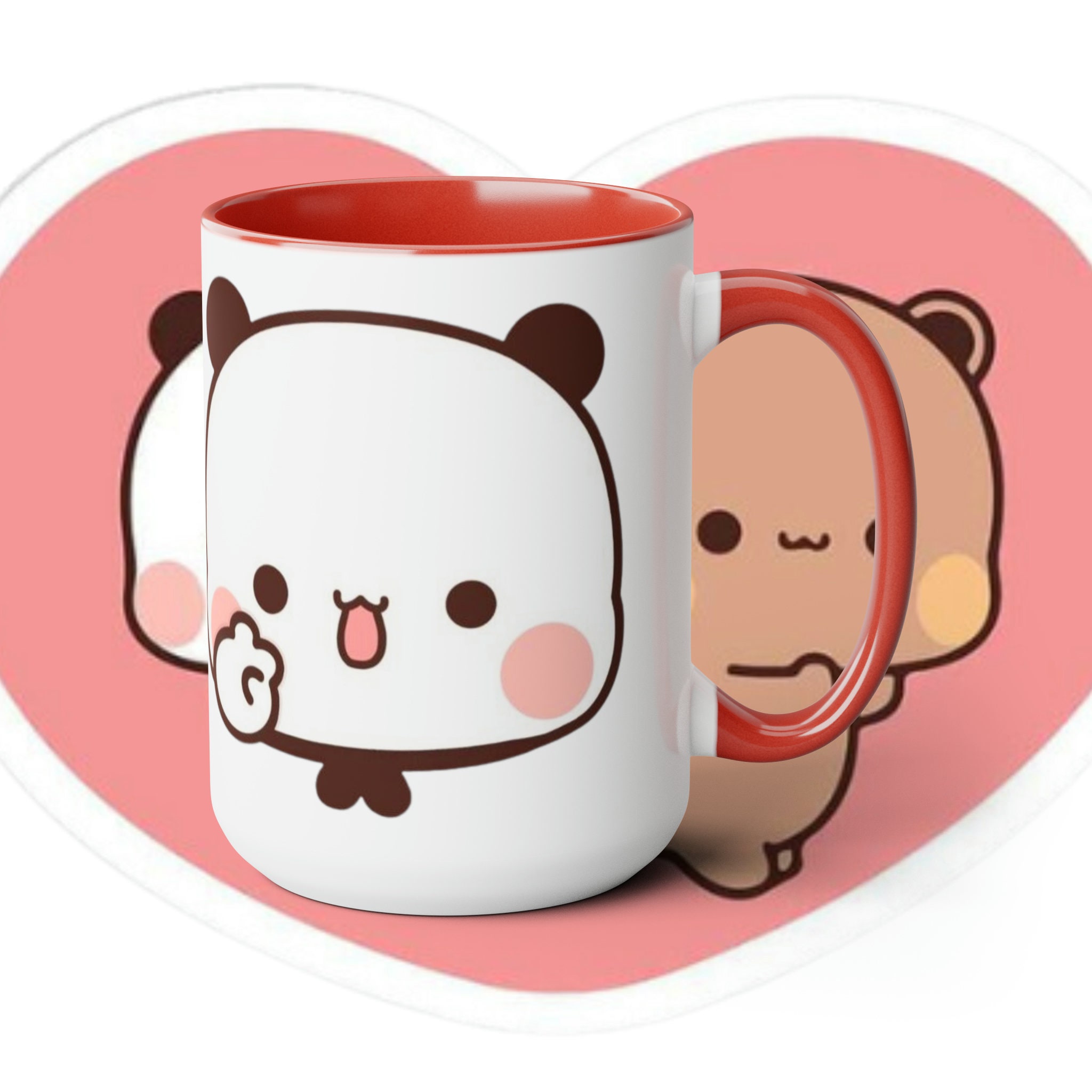 Bubu & Dudu Tazza da caff bicolore da 15 once / Orso Panda / Bubu e ...