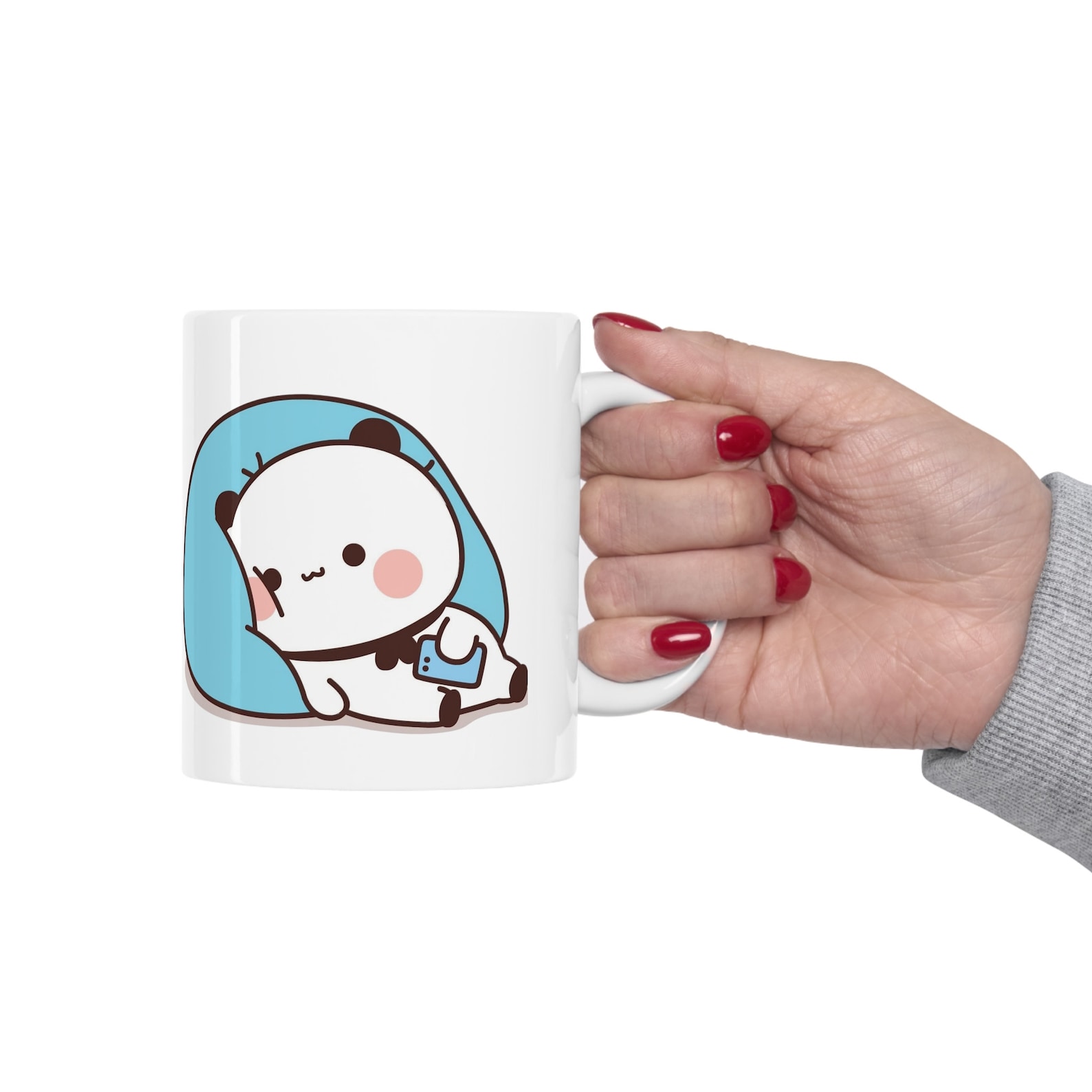 Home Potate Bubu & Dudu 11oz Coffee Mug Panda Bear Bubu and Dudu Unisex ...