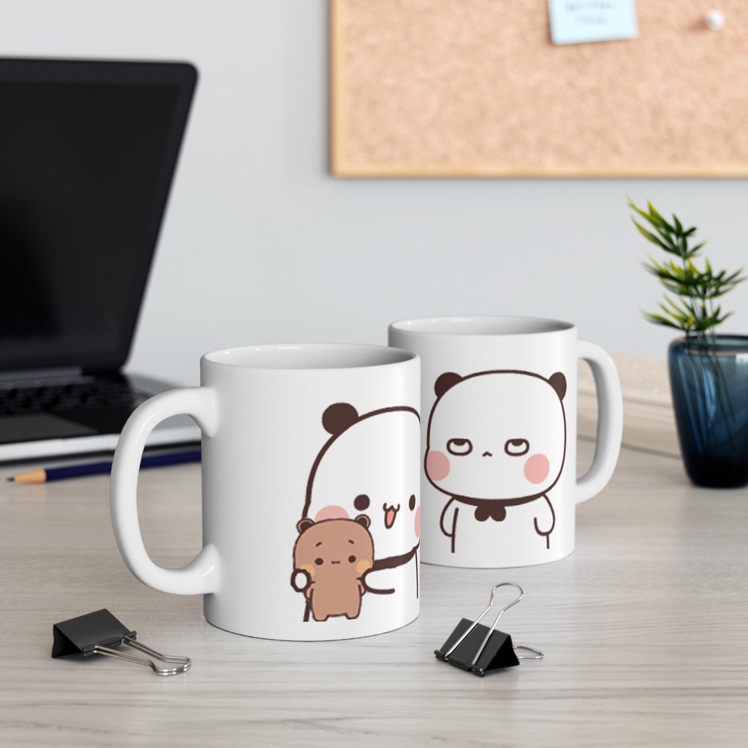 Grumpy Morning Bubu Version 11oz Couples Coffee Mug | Panda Bear | Bubu ...