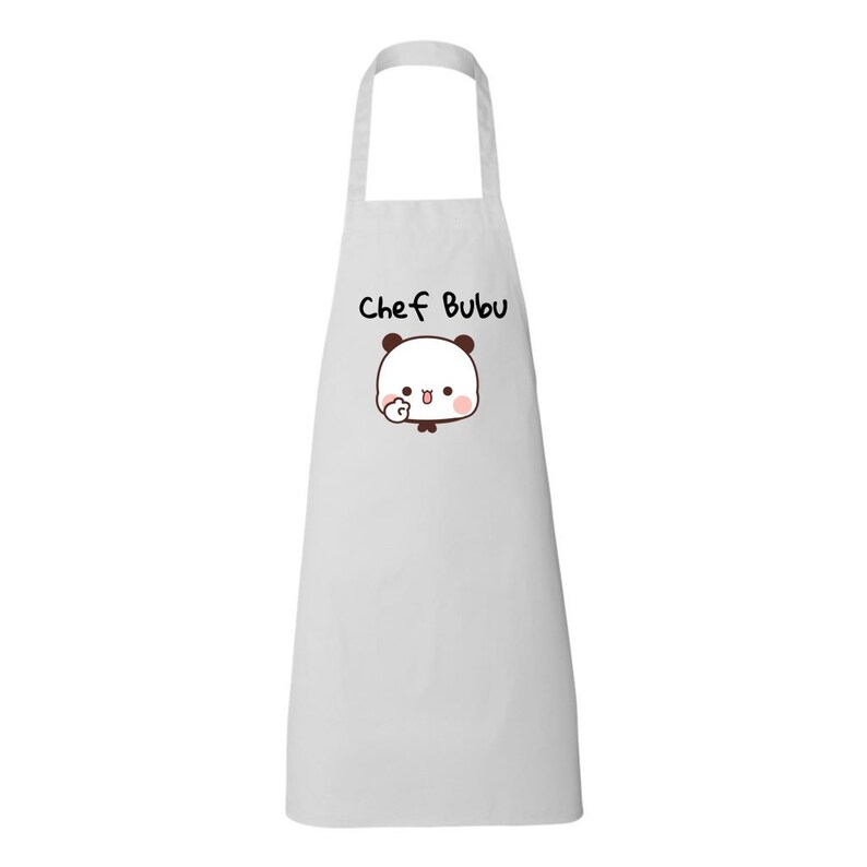 Bubu Version Cooking Apron Bubu and Dudu Panda Bear Couples Gift ...