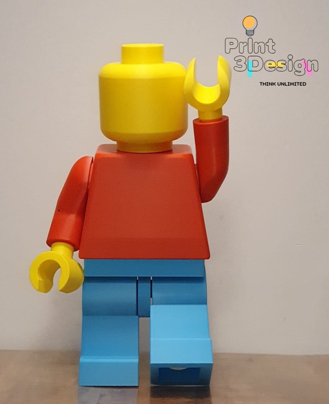 Mega Lego Man 40CM 3D Printed - Etsy