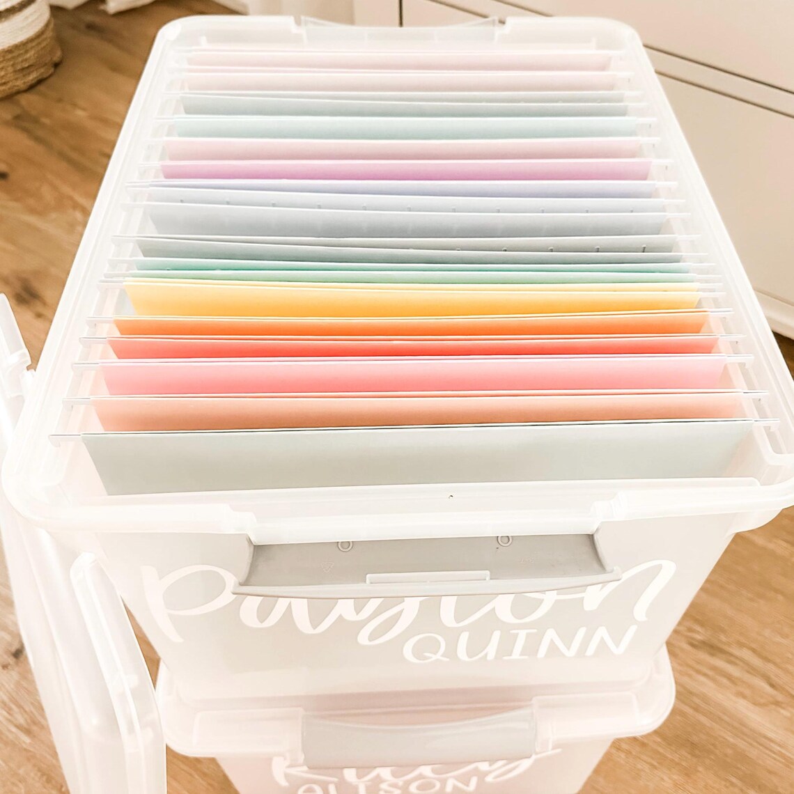 Children’s Memory Box (personalized) Kids File Box, Milestone Tote ...