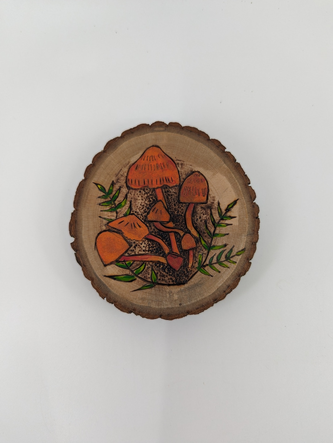 Wall Art, Pyrography, Wood Slice Hanging, Custom Decoration, Original ...