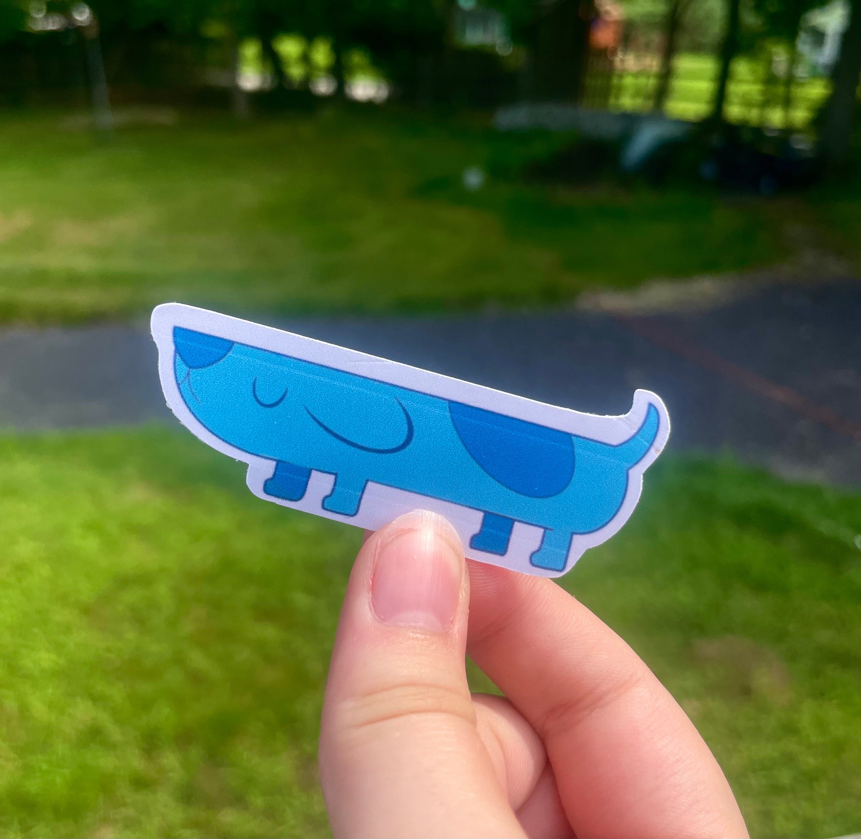 Bluey Long Dog Sticker - Etsy