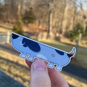 Bluey Long Dog Character Stickers - Etsy