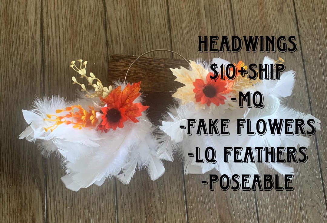 MQ Poseable Headwings Summer Fall Flowers(read DESCRIPTION) - Etsy