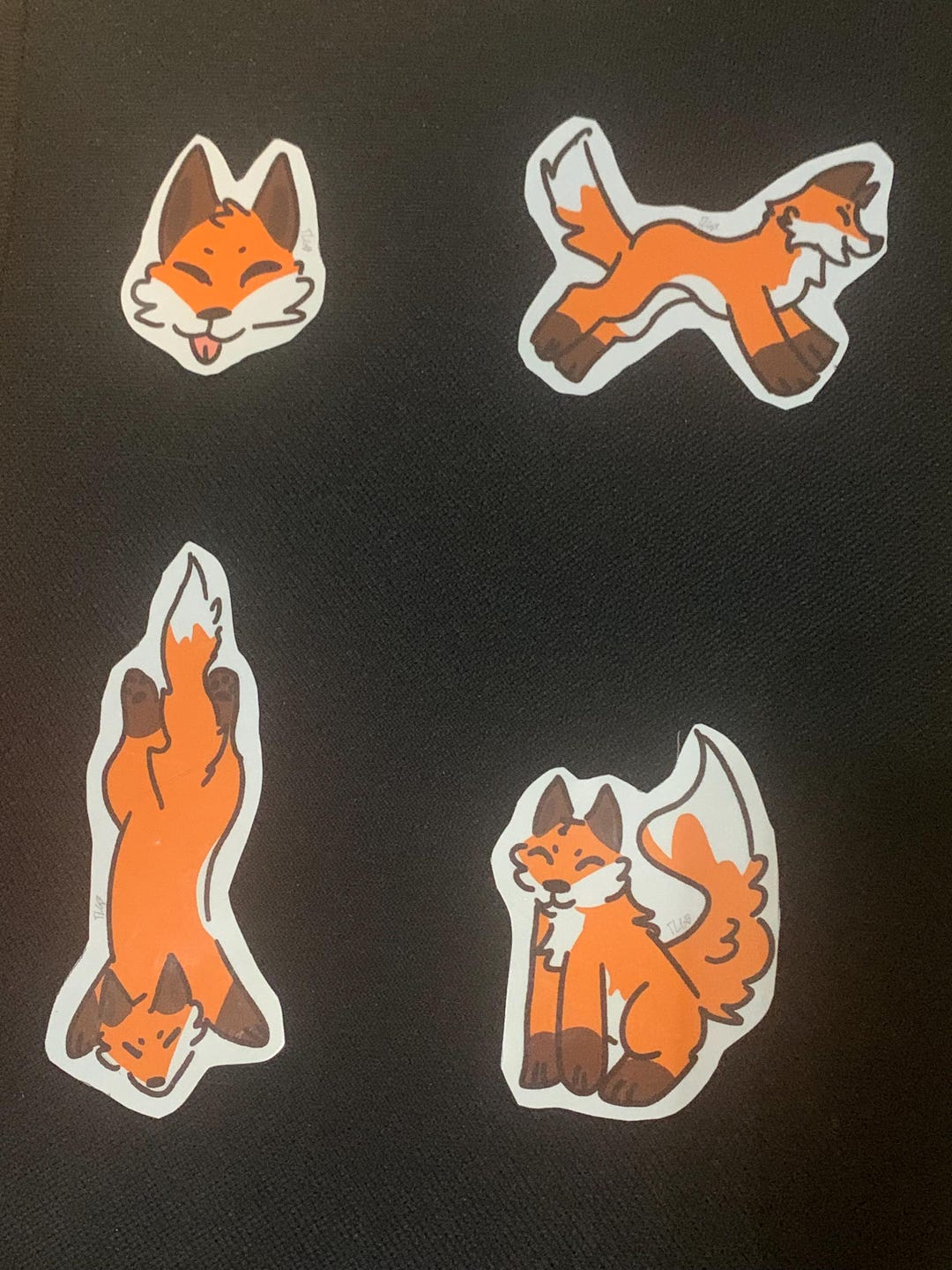 Fox Sticker Pack (9 Colors) - Etsy