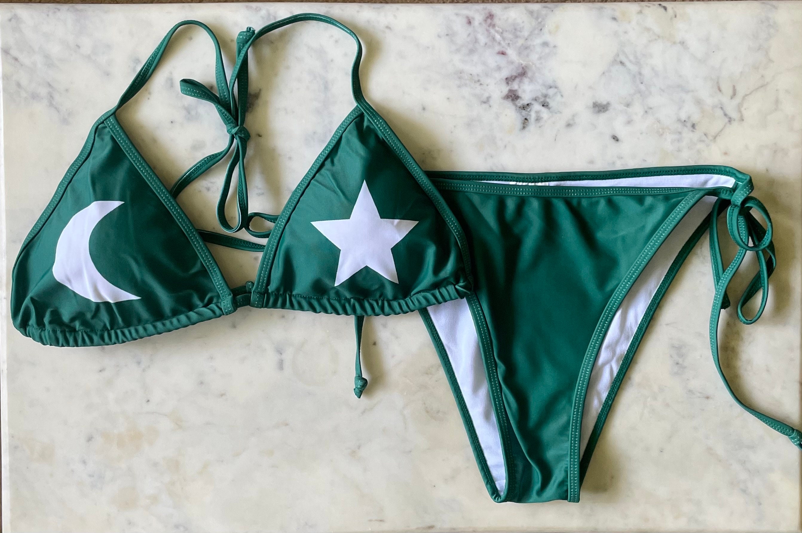 Pakini | Pakistan Flag | Pakistan Pride | Pakistan Gift | Desi | Bikini ...