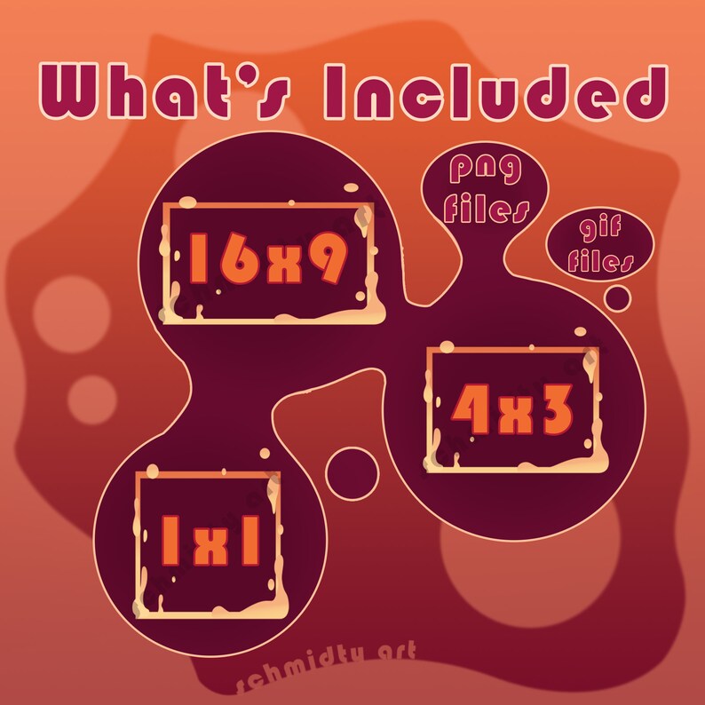 Animated Lava Lamp Webcam Border groovy for Twitch Custom Webcam Border ...