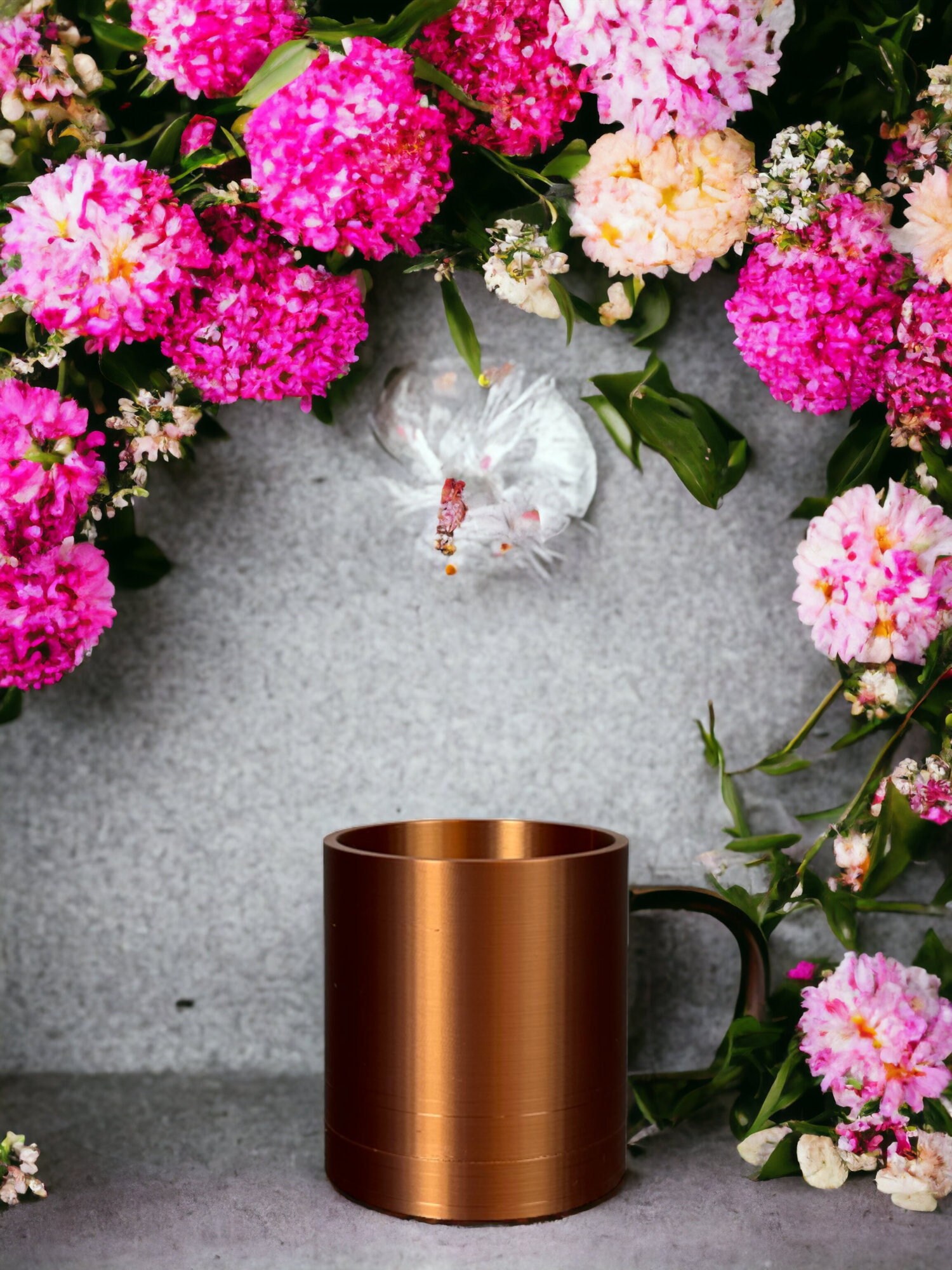 The Classic Planter With Drip Tray in Copper - Etsy