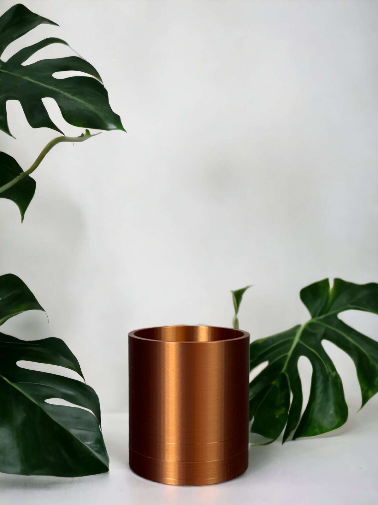 The Classic Planter With Drip Tray in Copper - Etsy