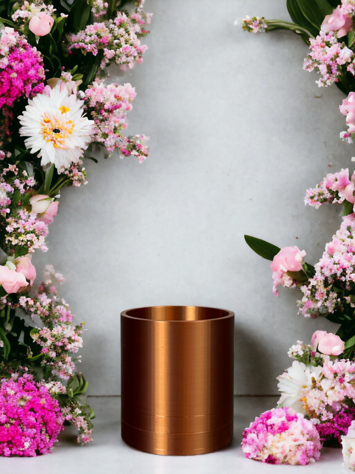 The Classic Planter With Drip Tray in Copper - Etsy