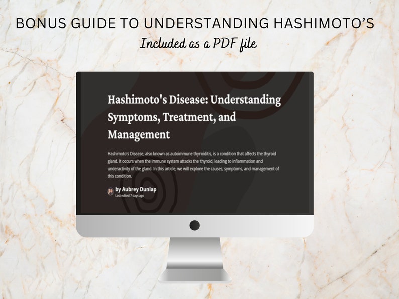Hashimoto's Disease Digital Journal, Hyperlinked Digital Journal ...