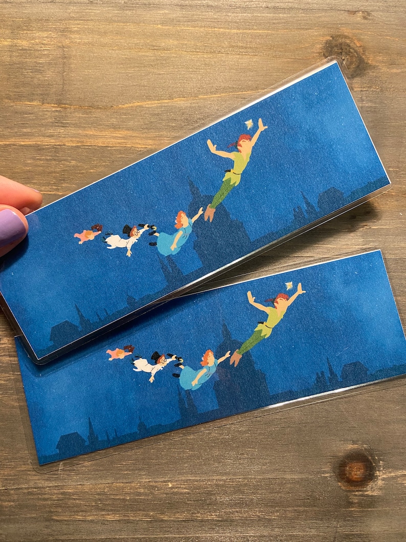 Peter Pan Bookmark Wendy Michael John Handmade Bookish Bookmark - Etsy