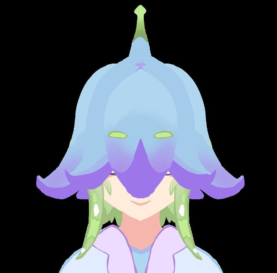 Vtuber Model 2D Public Art and Rigging Lily Rainflower - Etsy
