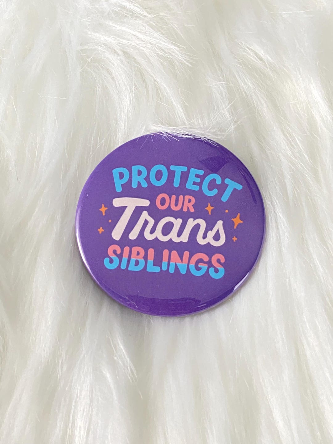 Protect Our Trans Siblings Button Pride Pin LGBTQ Pins Buttons Badges ...