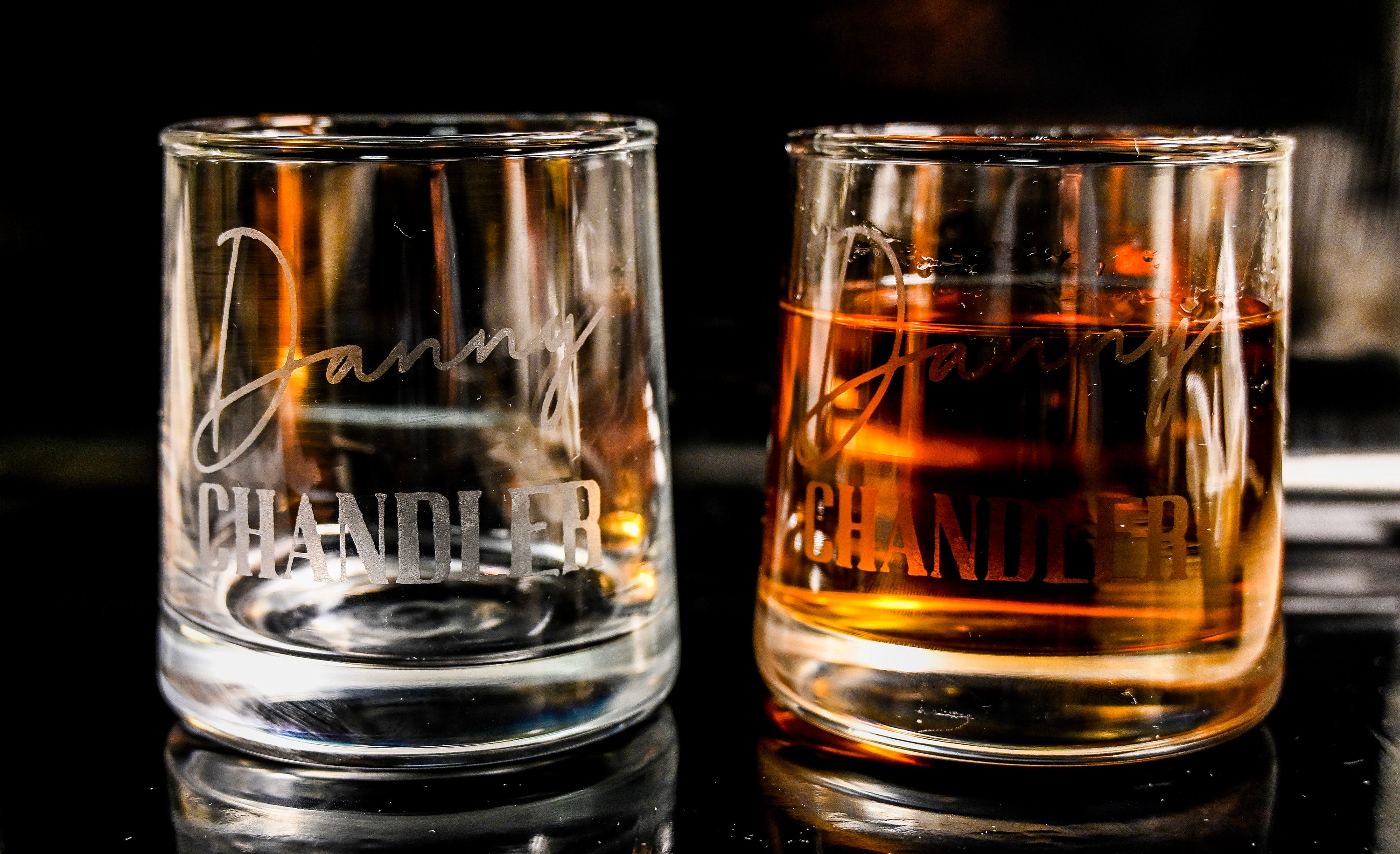 Personalized Whiskey Glass, Custom Glass Gifts for Him, Etched ...