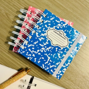 Mini Composition Book | Mini Spiral Notebook | Cute Composition ...