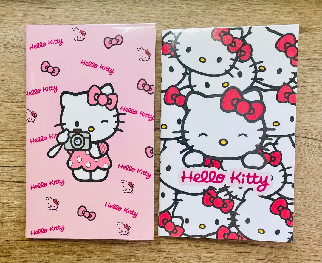 Hello Kitty Notebook | Handmade Notebook | Paperback | Writing Notebook ...