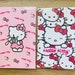 Flowers Bloom Cat Spiral Notebook, Floral Cute Cat Notebook Journal ...