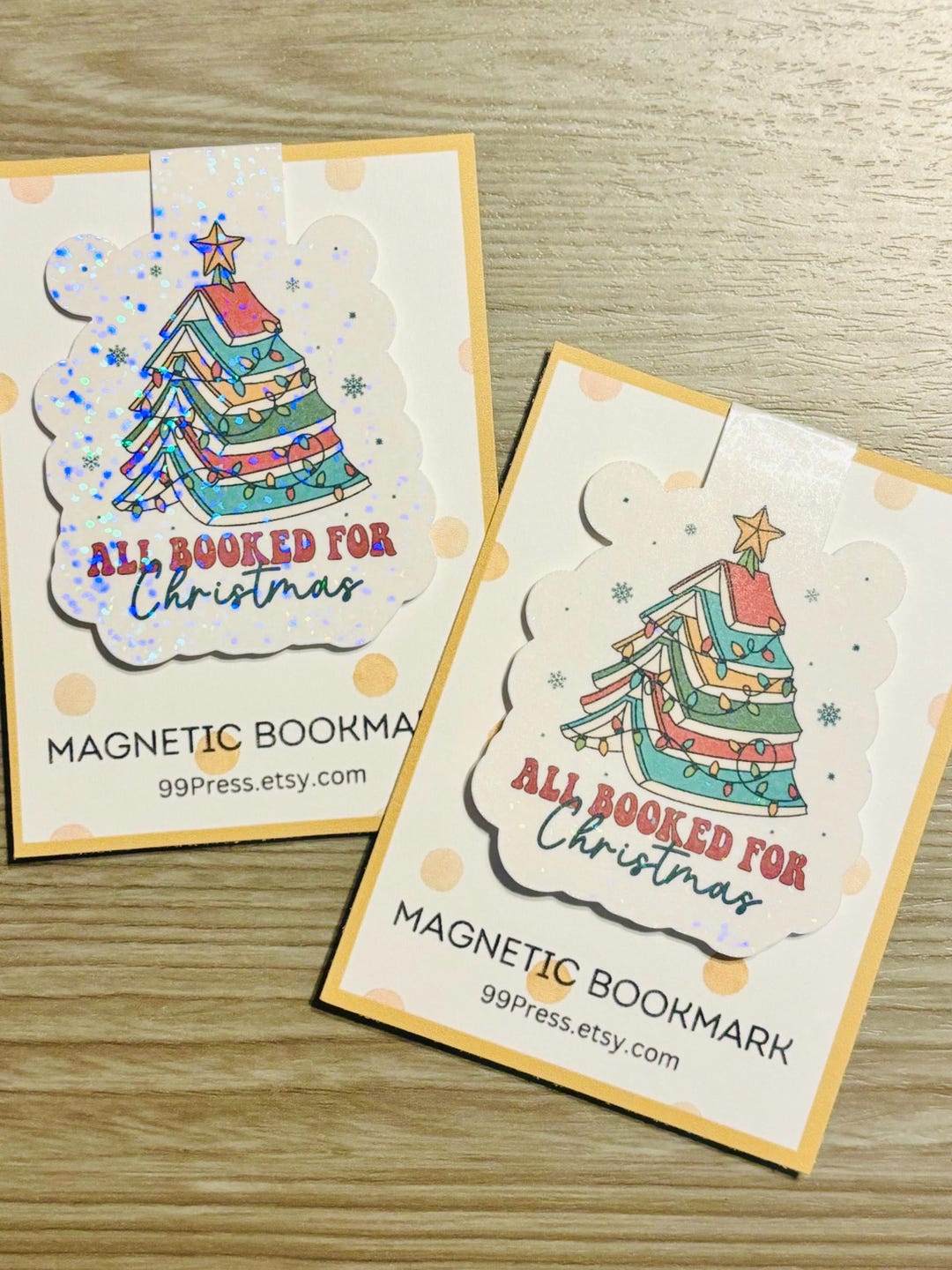 All Booked for Christmas | Christmas Magnetic Bookmark | Stocking ...