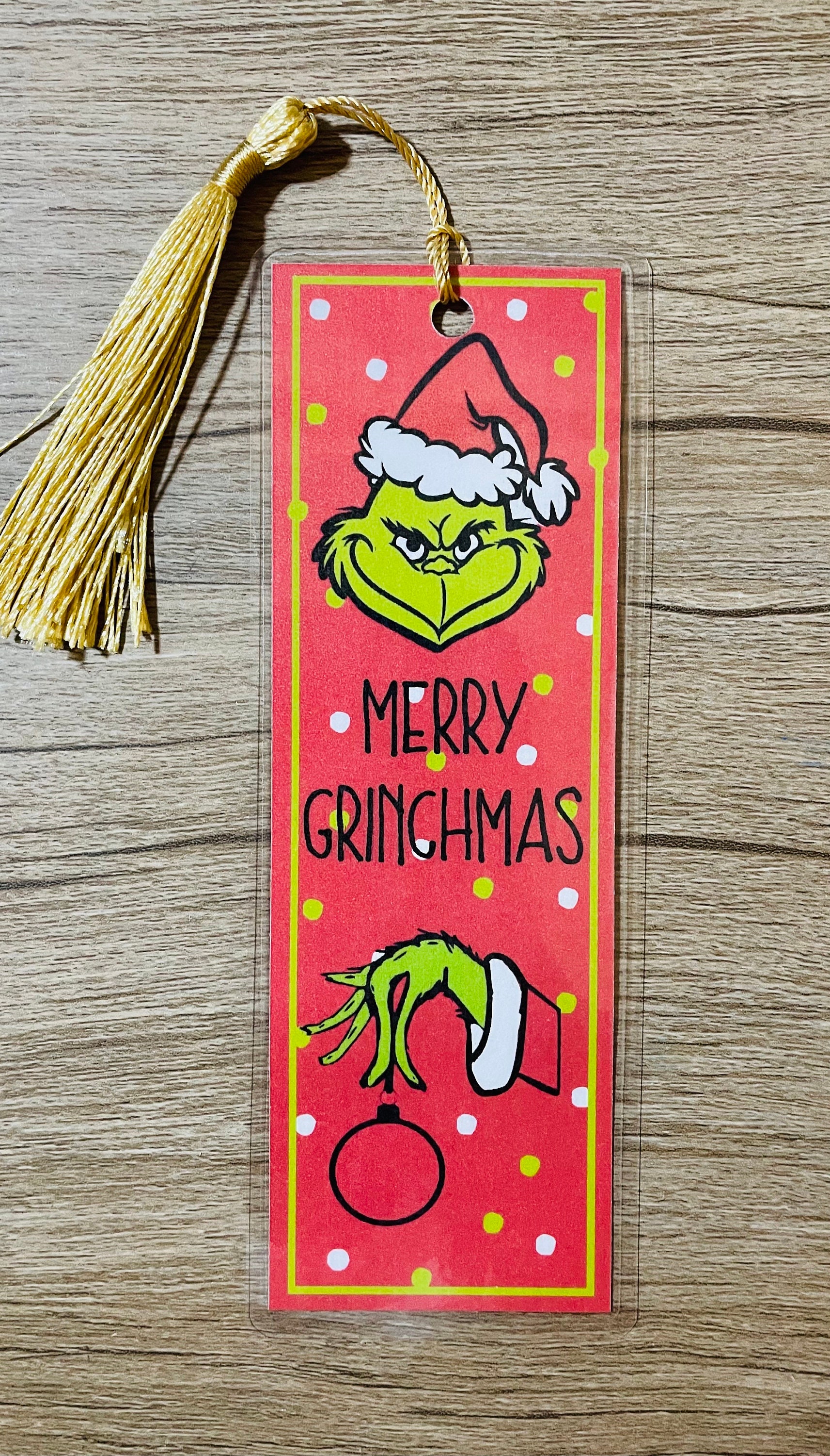 Grinch Bookmarks Stocking Stuffer Bookish Gifts for Book Lovers Book ...