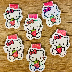 Hello Kitty Magnetic Bookmark | Kawaii Bookmark | Handmade Book ...