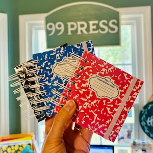 Mini Composition Book | Mini Spiral Notebook | Cute Composition ...