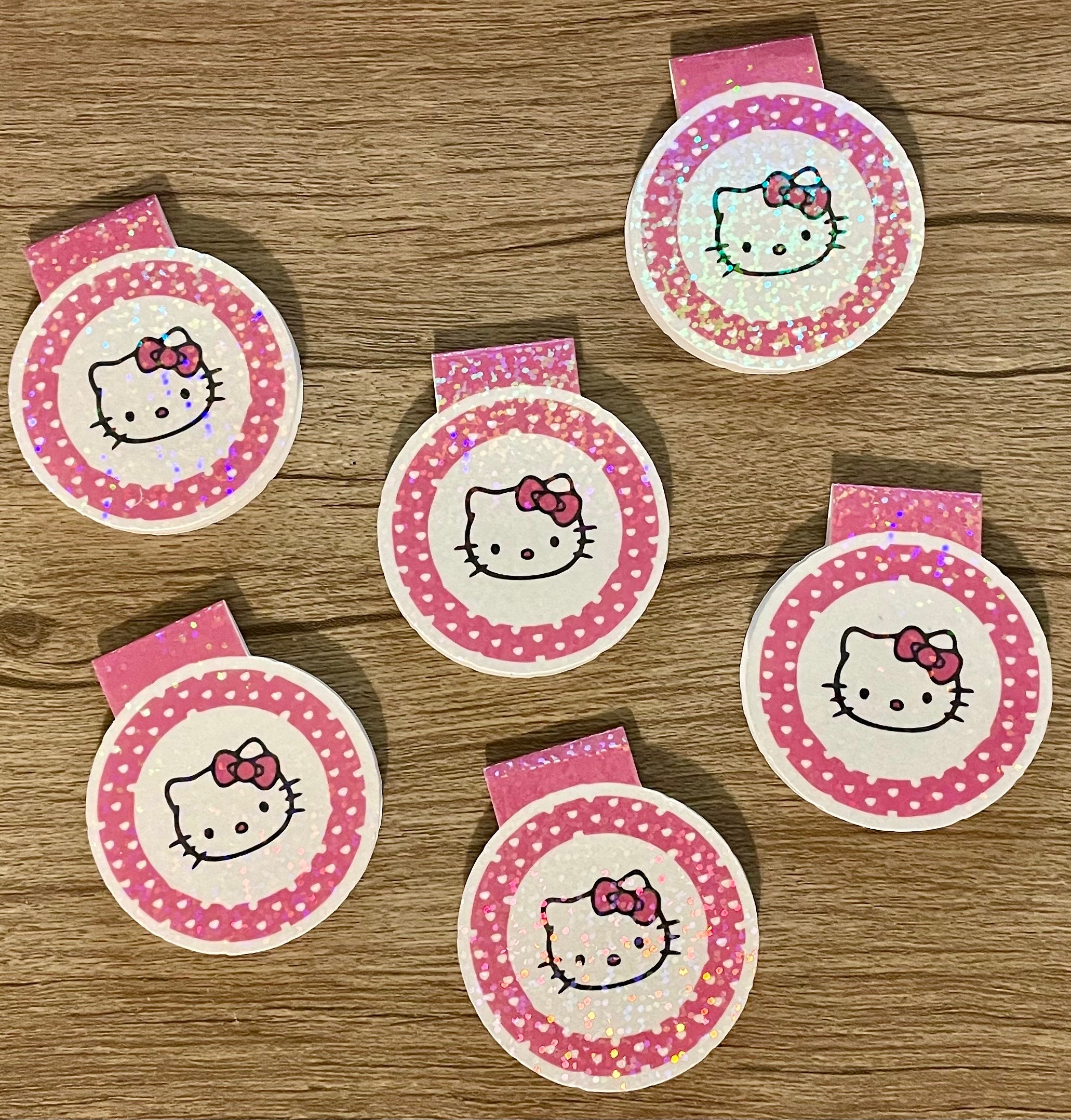 Hello Kitty Magnetic Bookmark, Kawaii Bookmark, Handmade Book Accessory ...