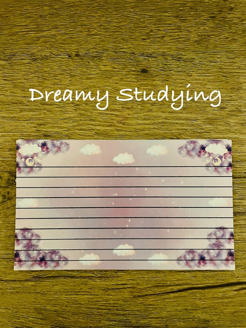 Pretty Notecards | Unique Index Cards | Recipe Cards | Study Notecards ...