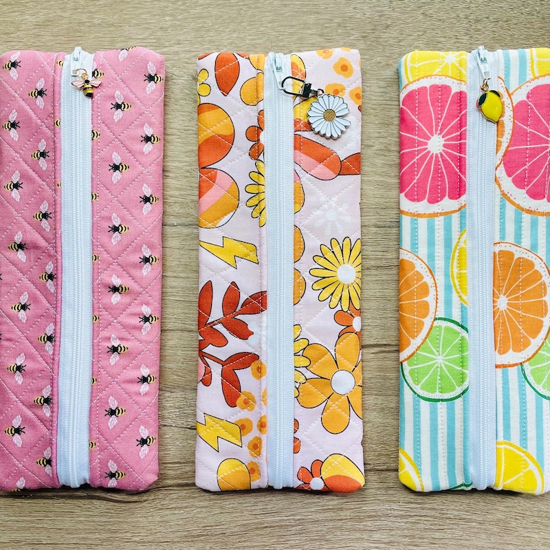 Small Slim Pencil Case - Etsy