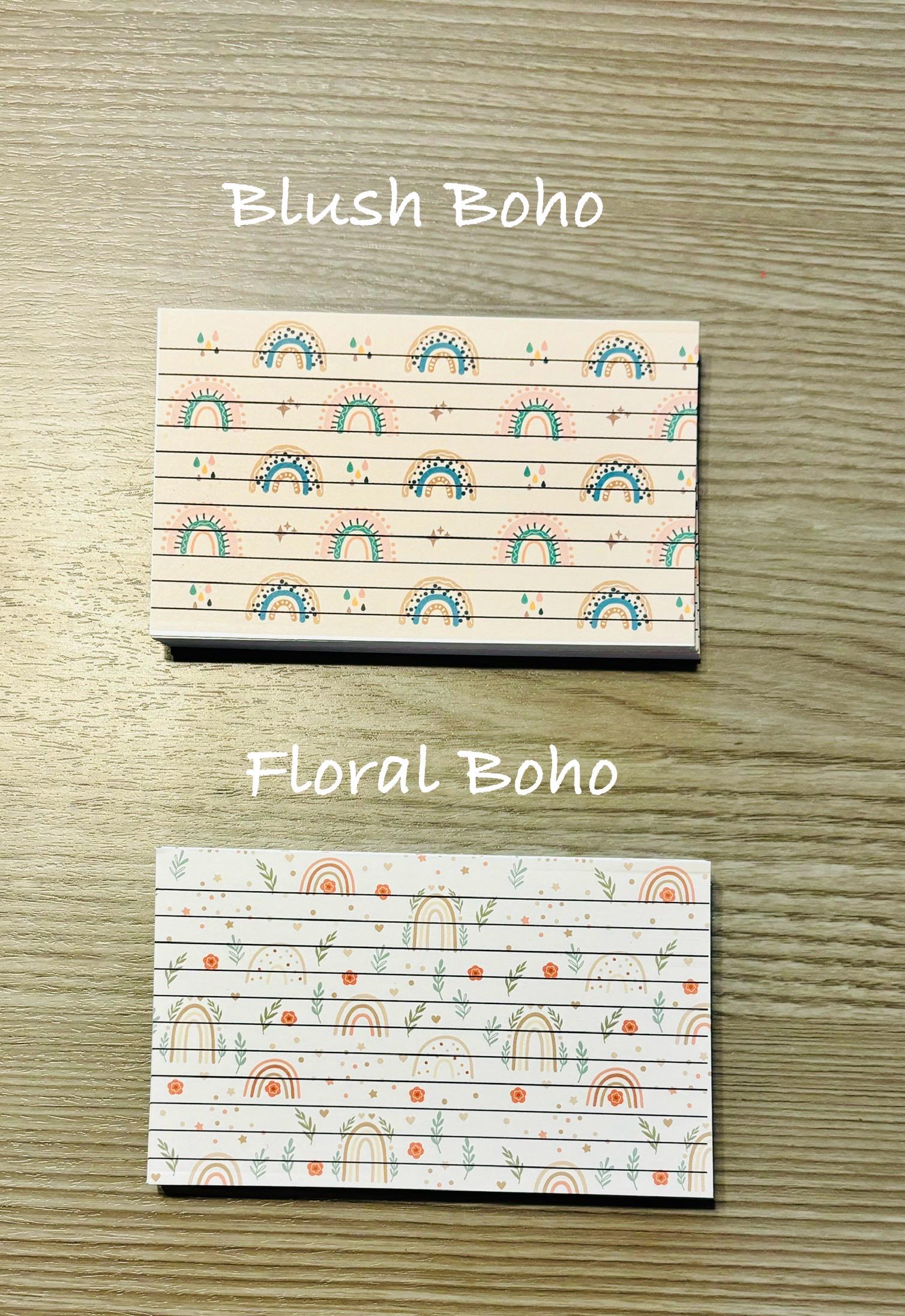 Pretty Notecards | Unique Index Cards | Recipe Cards | Study Notecards ...