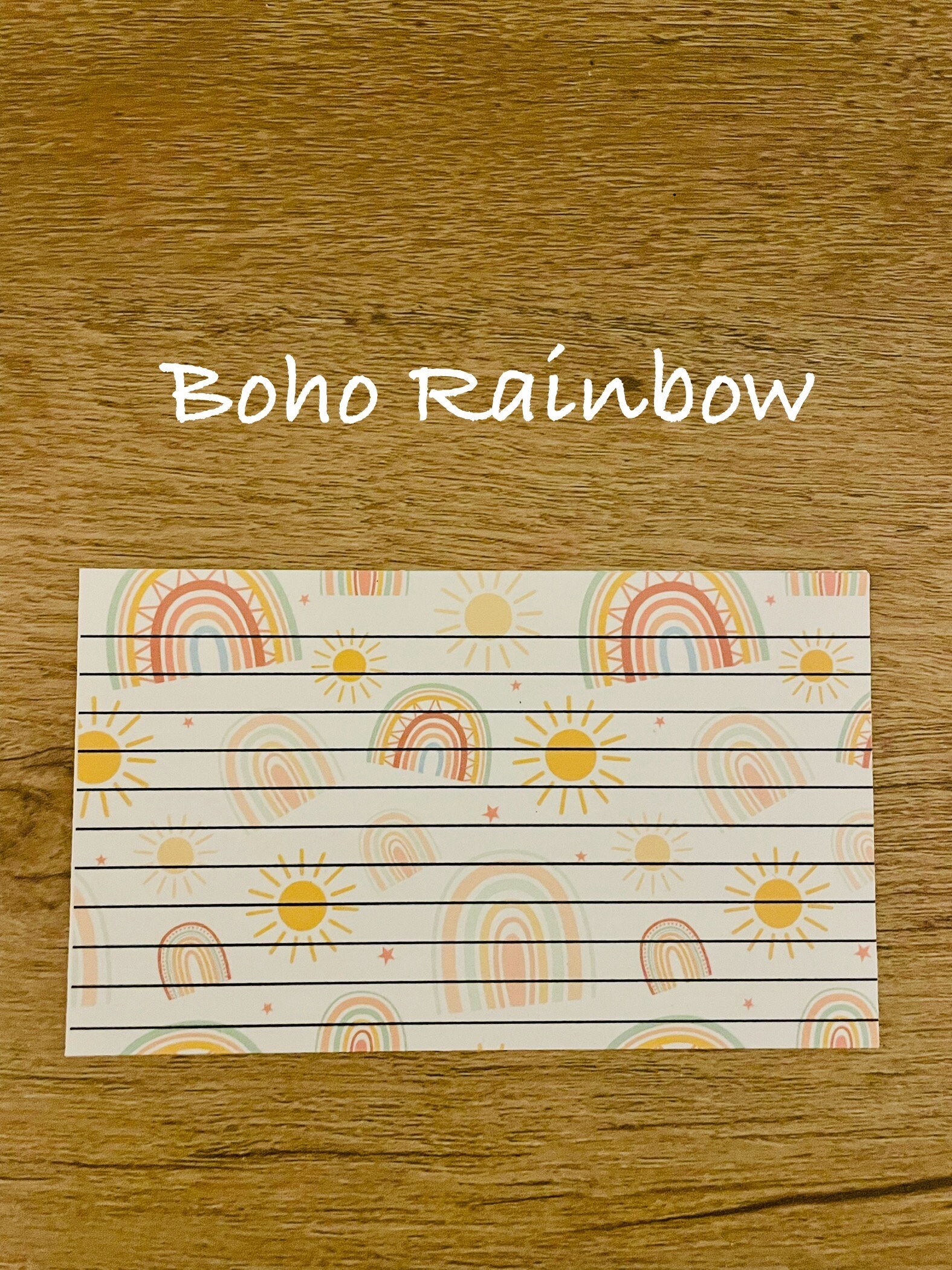 Pretty Notecards | Unique Index Cards | Recipe Cards | Study Notecards ...